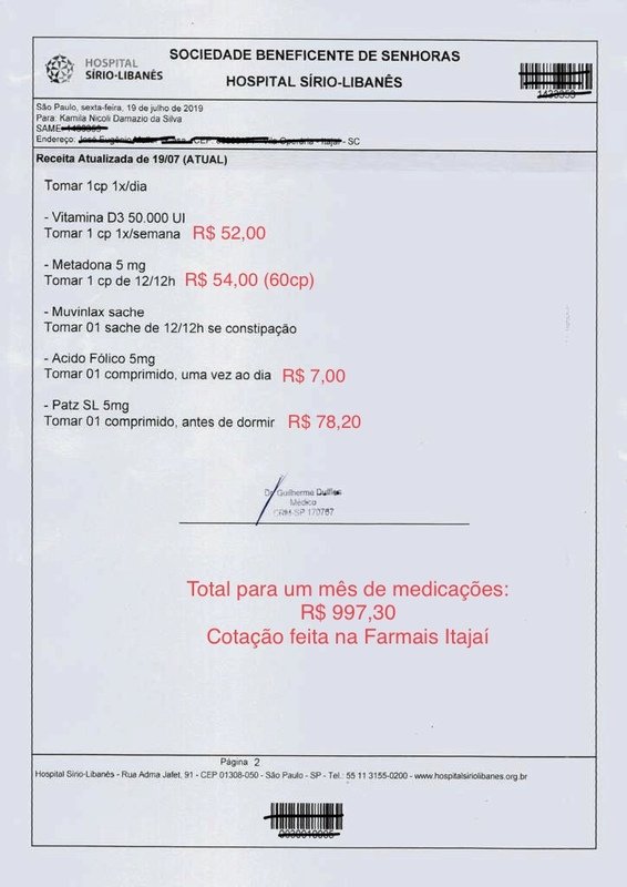 Ajuda para dar continuidade ao tratamento em São Paulo | Vaquinhas online