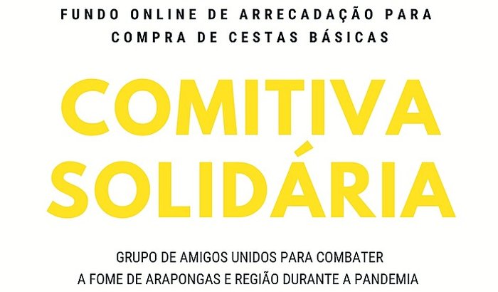 COMITIVA SOLIDÁRIA | Vaquinhas online