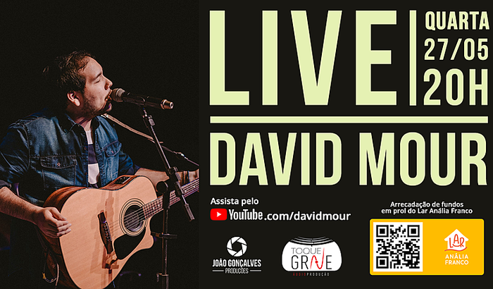 David Mour - LIVE - Lar Anália Franco | Vaquinhas online