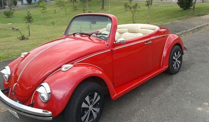 Já viu um Fusca como este?