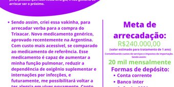 Me ajude a respirar! Trixacar | Vaquinhas online