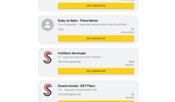 Projeto Open Source Seek Jobs Vaquinhas Online