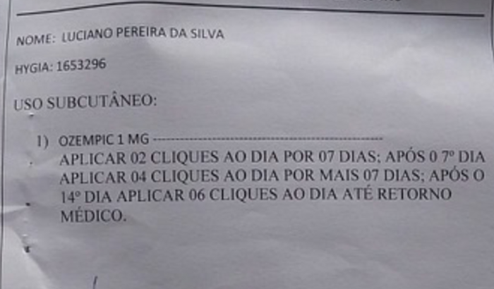 Ozempic - Remédio para Diabete | Vaquinhas online