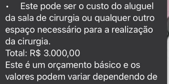 Cirurgia da Cherosa | Vaquinhas online