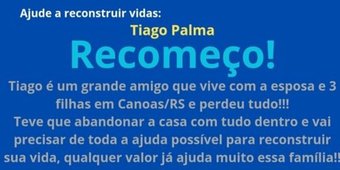 Ajude o Tiago Palma e sua família a reconstruir sua casa | Vaquinhas online