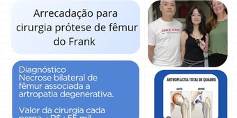 Ajude na cirugia de necrose bilateral! | Vaquinhas online